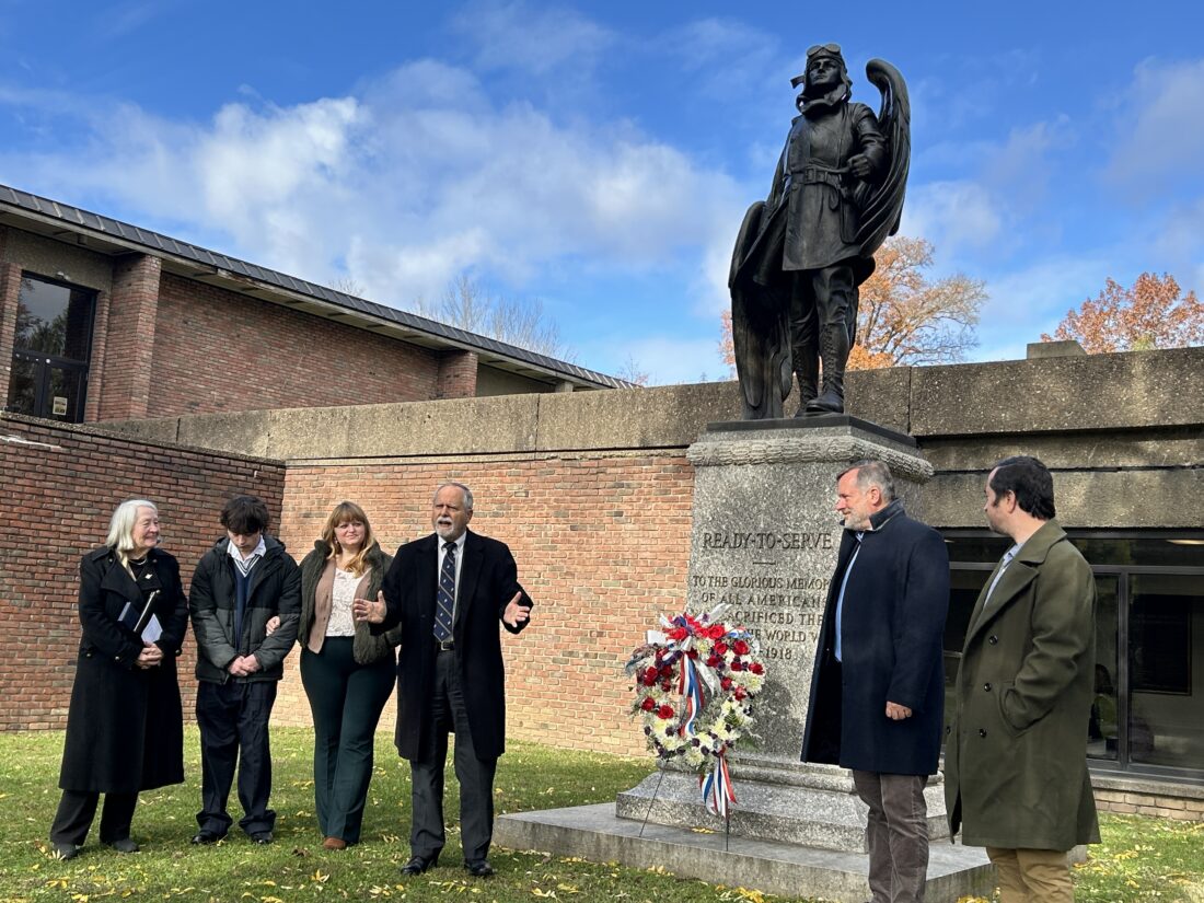 Linsly’s ‘Aviator’ Statue Turns 100 | News, Sports, Jobs - The ...